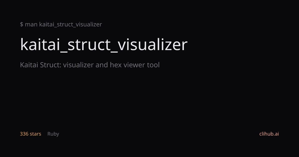 kaitai_struct_visualizer — Kaitai Struct: visualizer and hex viewer ...